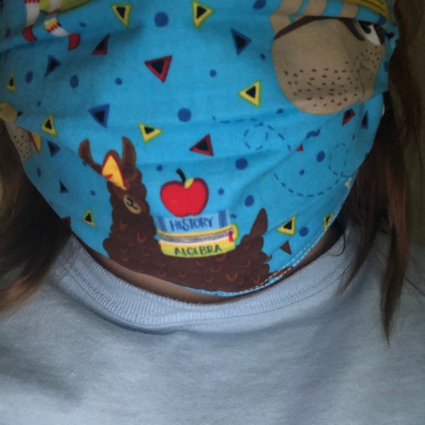 ADJUSTABLE Teacher School Face Mask Men, Women, Teen, Child Sizes - Etsy