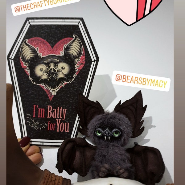 NEW COFFIN CARDS - I'm Batty for You - Alternative Anniversary ...