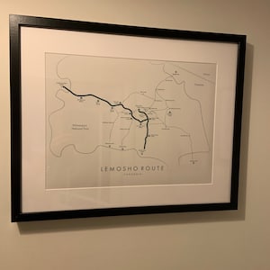 Pinhoti Trail Map Pinhoti Trail Poster National Recreation | Etsy