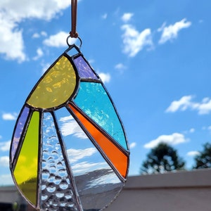 PATTERN Sunburst Panel Stained Glass Pattern Digital | Etsy