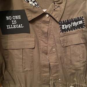 Crust Punk Patches Razorblade Patch Bullet Hole Claw - Etsy