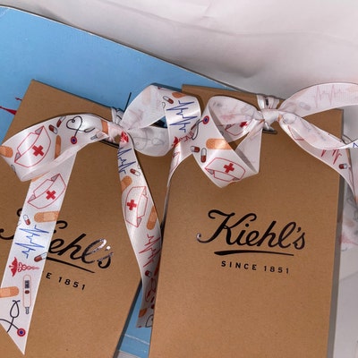 Nurse Ribbon Medical Theme for Lanyards, Gift Wrap, Quilting, Nurse ...