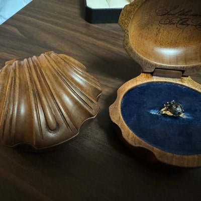 Walnut Small Jewelry Box Small Things Box Glasses Case - Etsy