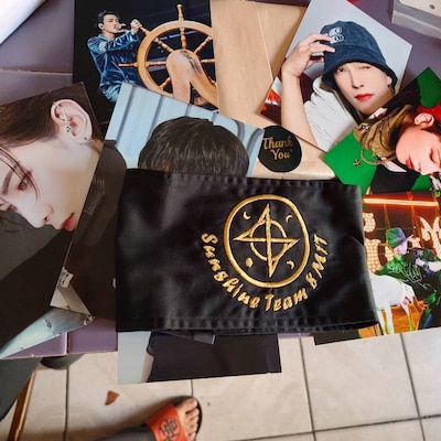 ATEEZ Captain Hongjoong Embroidered Logo Armband Custom Sizing - Etsy