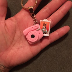 Mini Camera Keychain and Your Own Personalized Photo. Camera Keychain ...