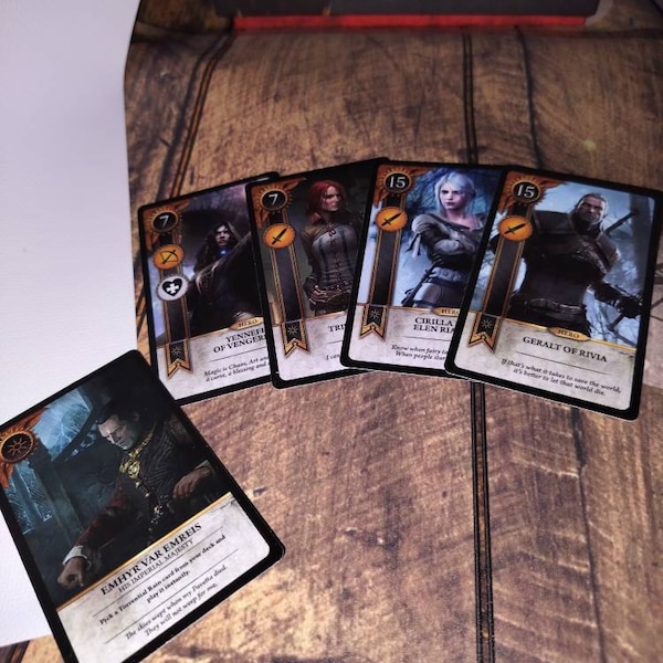 429 Premium Gwent Cards for the Witcher English Full Complete Set All 5 ...