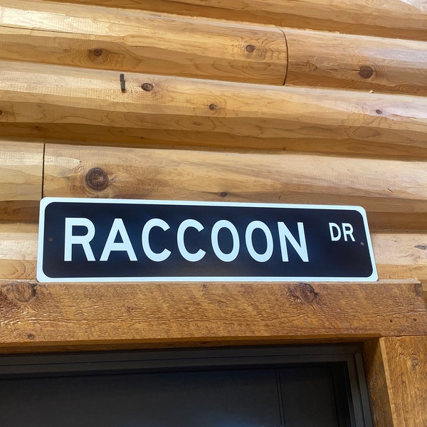 Raccoon, Raccoon Gift, Raccoon Sign, Raccoon Decor, Raccoon Lover, No ...