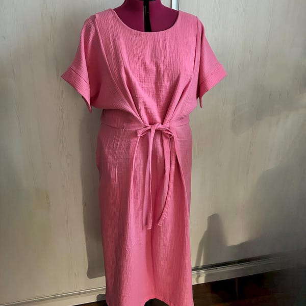 PDF Tie Dress Pattern - Sewing Therapy With a Step-by-step Sewalong ...