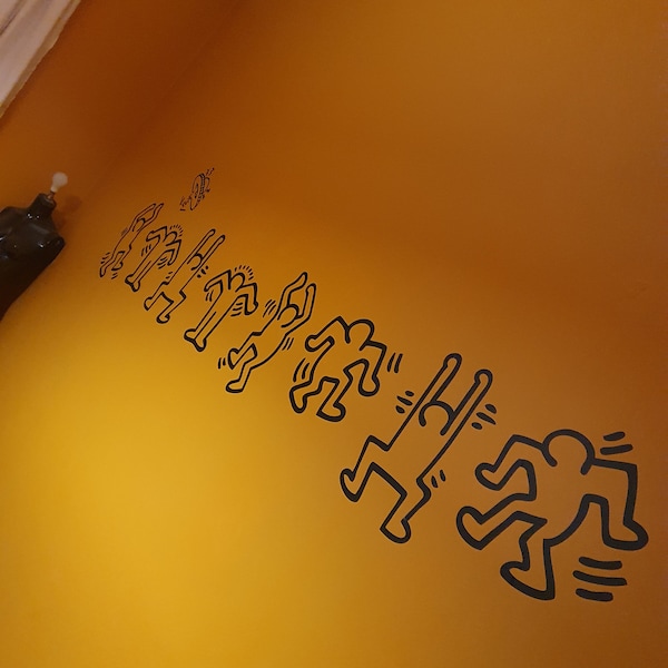 Keith Haring - DJ 84 - Wall Graphics - Wall Decals - Wall Stickers - Etsy