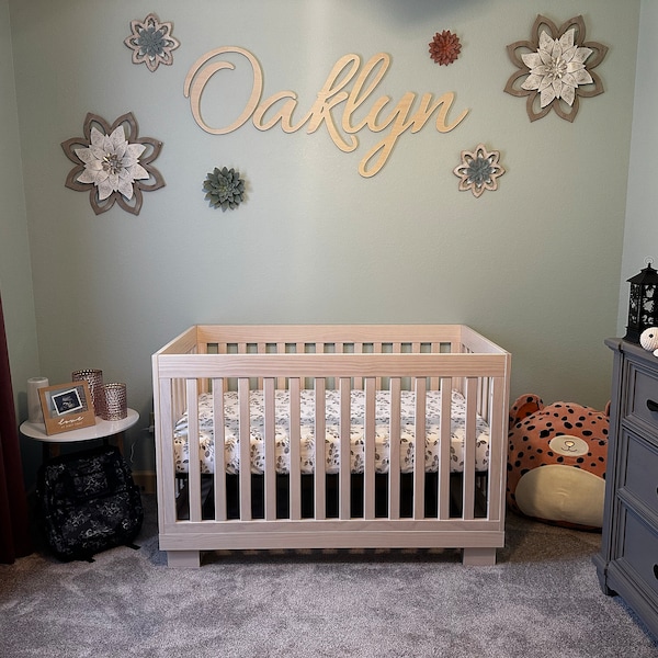 Landon Boy Baby Name Sign for Nursery Decor Custom Wooden Nursery ...