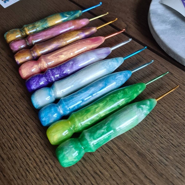 Susan Bates F / 3.75 Mm 1 Handmade Too Shay Crochet Hook Handle With ...