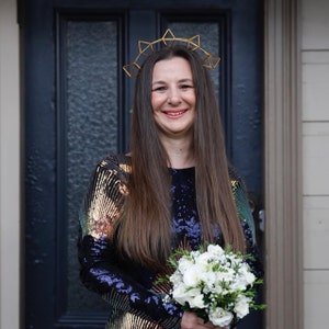Deiopea Quartz Crown Crystal Crown for a Whimsical Bride - Etsy