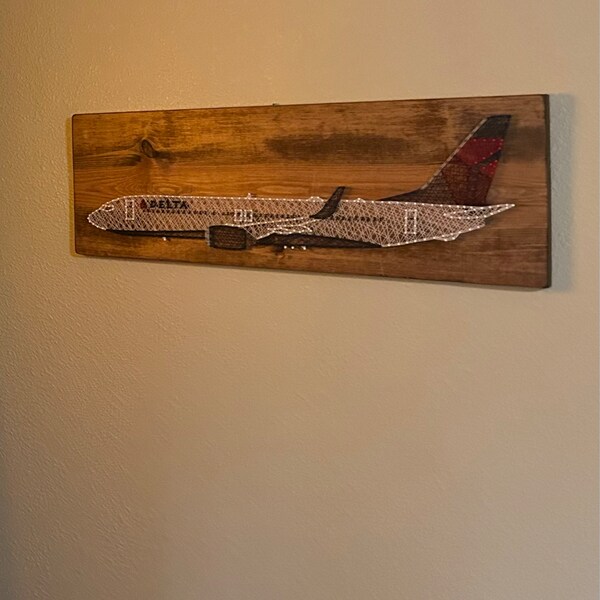 Delta Airbus A350 Airplane String Art Aviation - Etsy