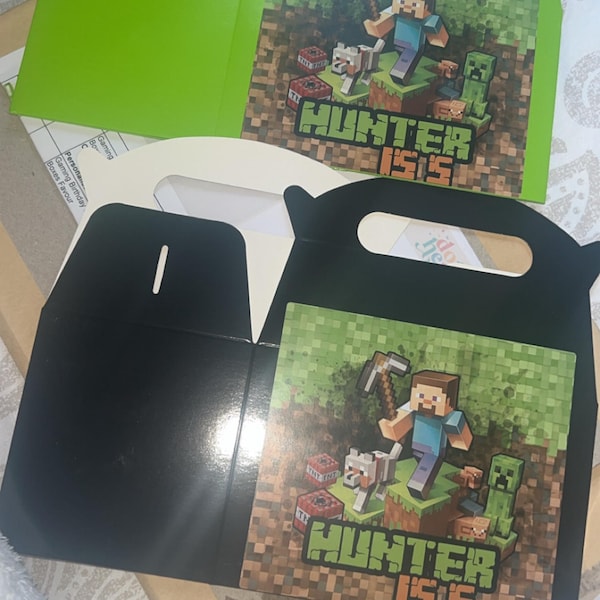 Personalised Wedding PIZZA Box | BLUE CHECKERBOARD | Takeaway Buffet ...