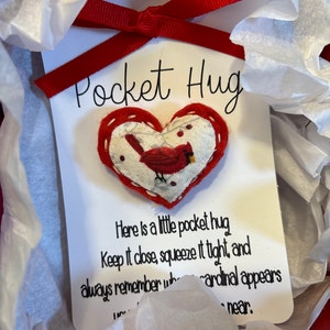 Pocket Heart, Pocket Hug, Thinking of You, Miss You, Friendship Gift ...