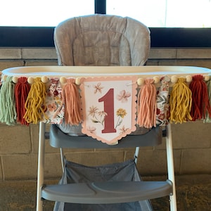 Pastel Rainbow Sun Sunshine 1st Birthday High Chair Banner, Sunshine ...