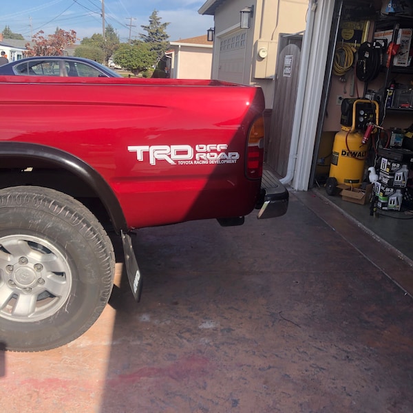 Toyota Sticker Hilux Tailgate Rear Door Decal Pick up D4D Mk3 Kit 2.5 ...