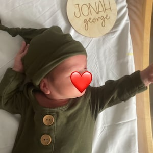 Baby Name Sign, Birth Stats Sign, Baby Name Announcement, Hospital Name ...