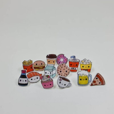 Perfect Match Kawaii Clipart Set Cute Food Clip Art Friendship Best ...