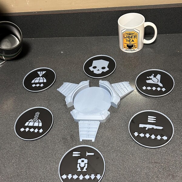 Roman Symbolism Coaster Set - Etsy