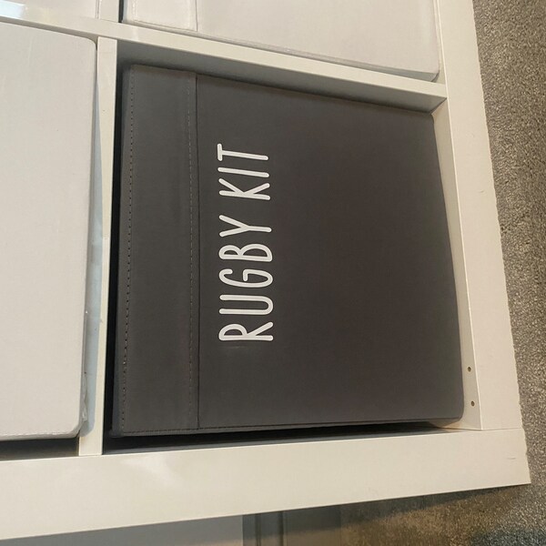 IKEA KALLAX DRONA Box Sticker Personalised Vinyl Labels Stickers Decals ...