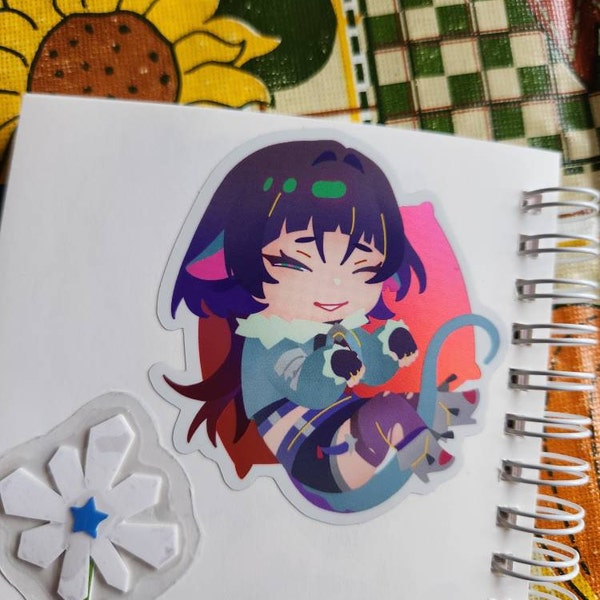 Zenless Zone Zero - Jane Doe Holo Matte Sticker - Etsy