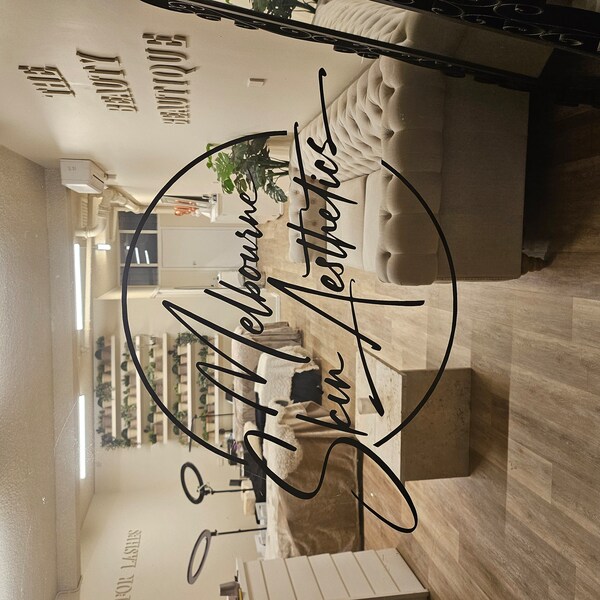 Custom Storefront Logo Decal, Business Logo Sticker for Vehicle ...