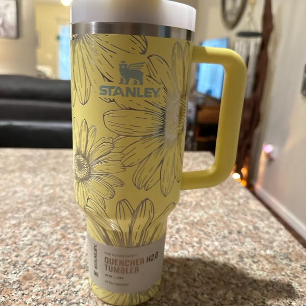 Roses 40oz Stanley OR Generic Laser Engraved Tumbler, Floral Gifts ...