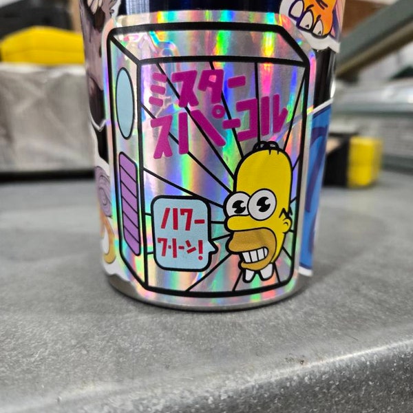 The Simpsons Rainbow Foil Cool Lisa Sticker - Etsy
