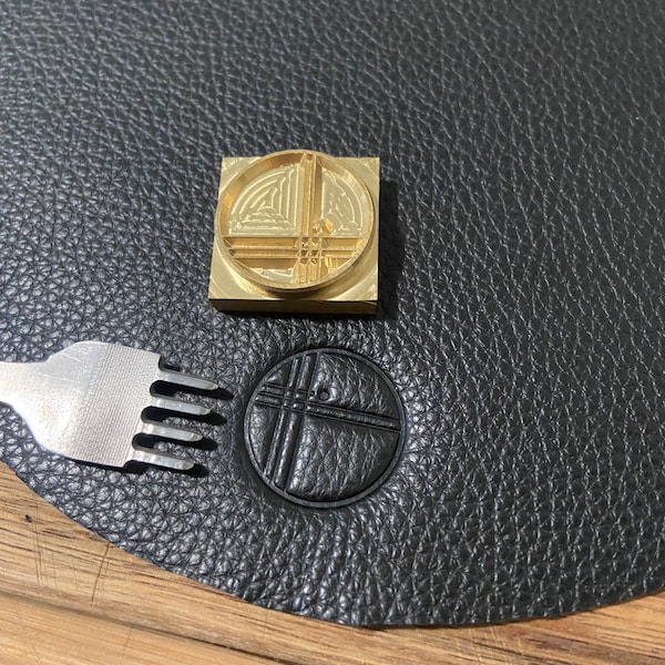 Custom Leather Stamps • Handle Included • Made in USA • 3/8 Thick Brass ...