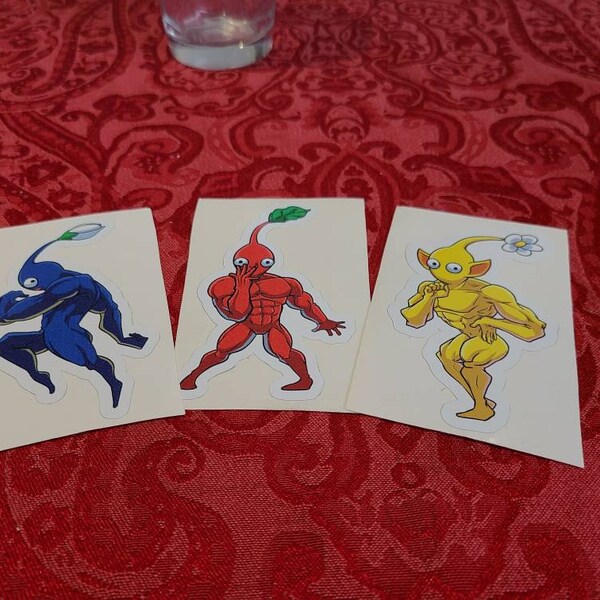 Jojo Pikmin - Buff Pikmin Sticker Series and Sticker Sheet - Etsy