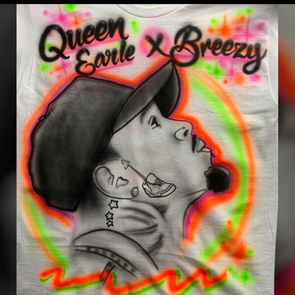 Custom Airbrush Portrait Name Design - Etsy