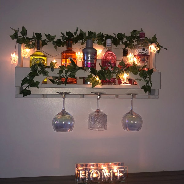 Floating Home Bar, Drinks Shelf, Gin Rack, Cocktail Display Cabinet ...