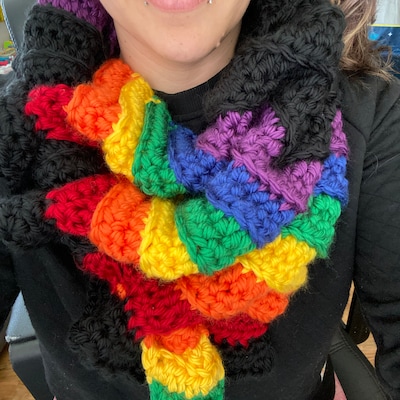 Waterfall Wrap Scarf Pattern PDF CROCHET PATTERN Easy Pull Through ...