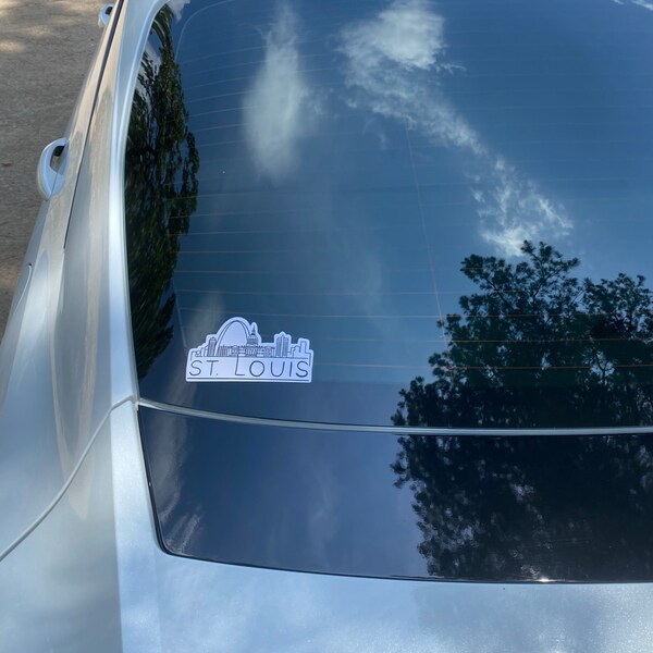 St. Louis Skyline Vinyl Sticker, Missouri,best Friend Gift, Birthday ...