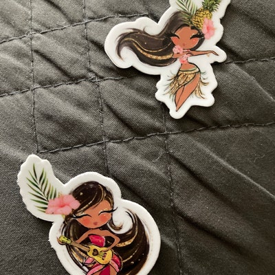 Adeline Mermaid Girl Decal Hawaii Waterproof Little Mermaid Sticker ...