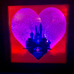 Happy 50th Birthday Shadow Box SVG PDF PNG Paper Cutting Instant ...