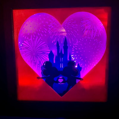 Happy 50th Birthday Shadow Box SVG PDF PNG Paper Cutting Instant ...