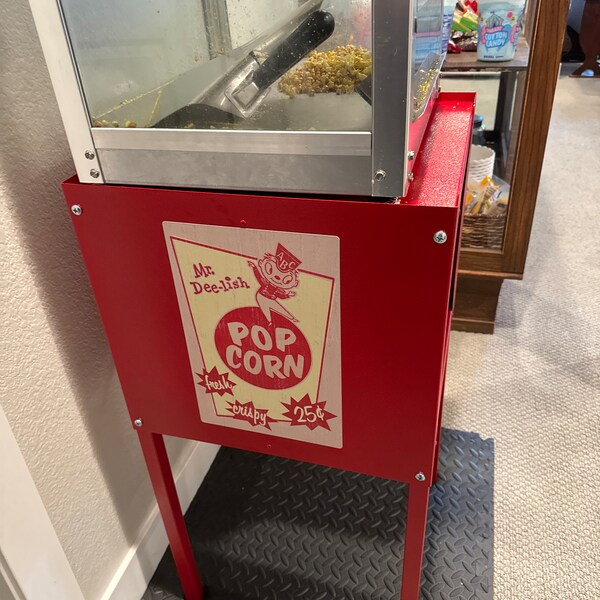 Movie Popcorn Mr Dee-lish Wall Decal, for Home Theater, Movie Decor ...