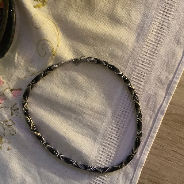 Black Python Necklace. Snake Lover Gift - Etsy