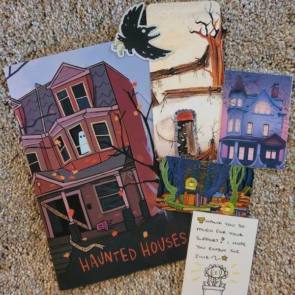 Haunted Houses Fiction Zine - Etsy