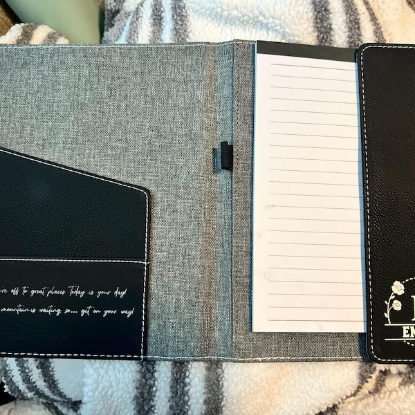 Personalized Leather Checkbook Cover, Custom Name Checkbook Holder ...