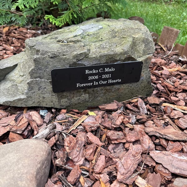 Custom Outdoor Metal Plaque | Engraved With Your Text | Available in ...