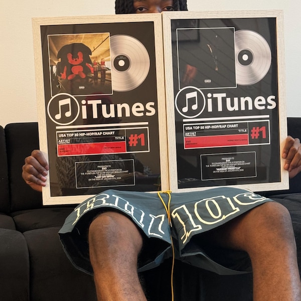 Personalized Billboard Plaque, Song Plaque, Custom Album Plaque, Music ...