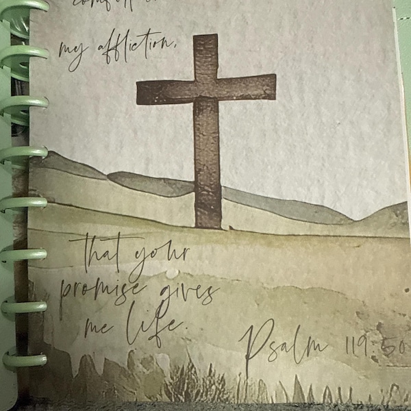 Faith Journal, 103 Printed Pages, Classic Happy Planner, Bible Study ...