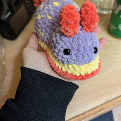 Dorid Nudibranch Amigurumi Pattern, Crochet Sea Slug Pattern Only - Etsy