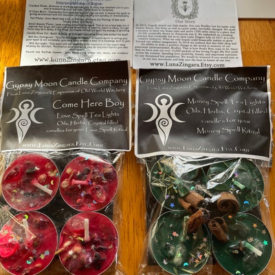 Love Spell Tea Lights... Herbal Infused Tea Lights, Love Spell Candles ...