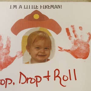 Stop Drop Roll Fingerprint Fire Fire Safety Prevention Week October ...