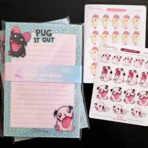 Frog Weekly Planner, Froggy Memopad, Frog Stationery, Kawaii Notepad ...