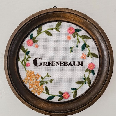 Frame Round Frame for Embroidery Embroidery Hoop Frame Quote Embroidery ...